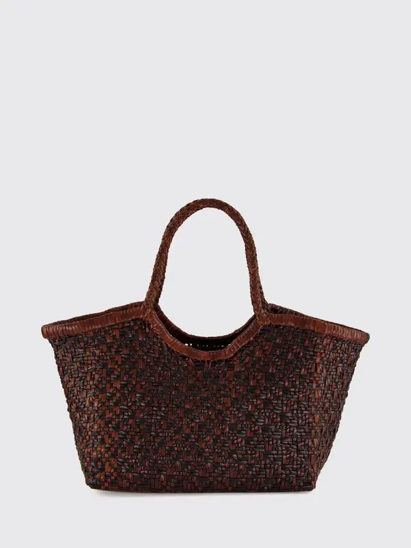 Dragon Diffusion Small Nantucket Tote Bag In Hand-woven Buffalo Leather