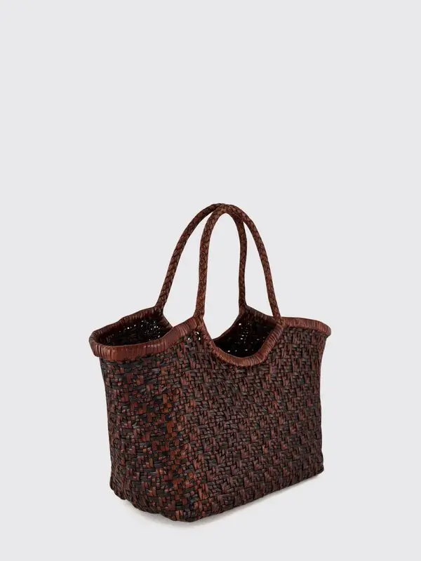 Dragon Diffusion Small Nantucket Tote Bag In Hand-woven Buffalo Leather