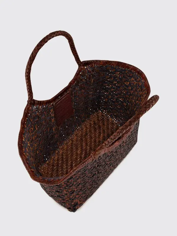Dragon Diffusion Small Nantucket Tote Bag In Hand-woven Buffalo Leather