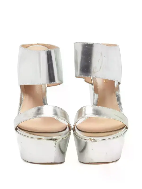 GIANVITO ROSSI Nikki Platform Wedge Sandals