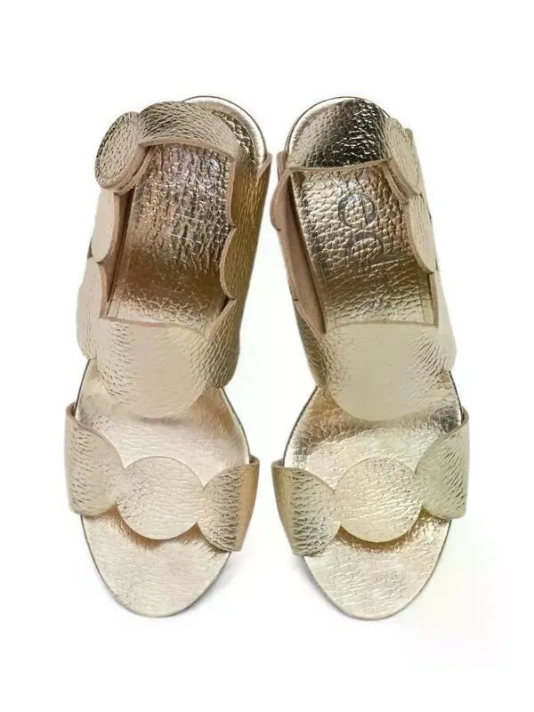 PEDRO GARCIA Winslet Scallop-edge Sandals