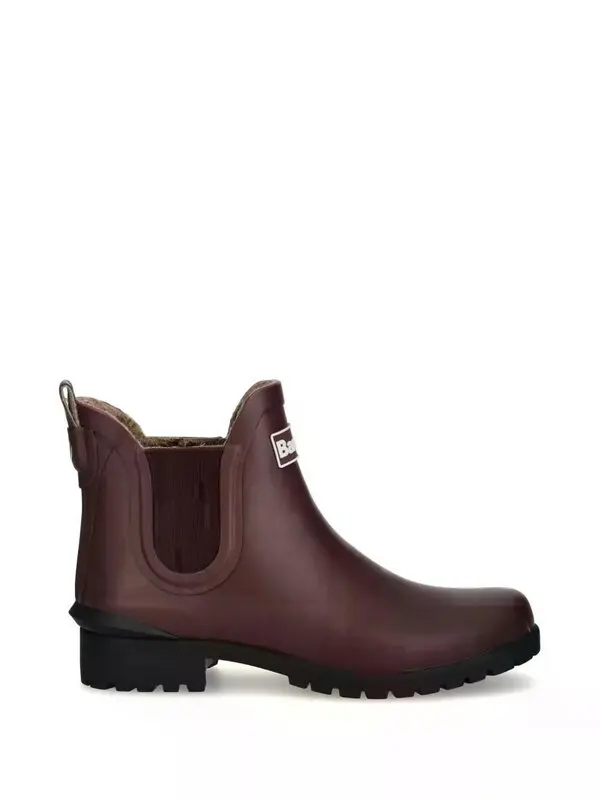Barbour Kirkton Ankle Wellingtons - Red