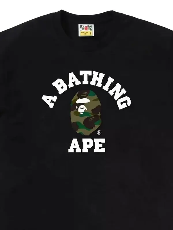 A BATHING APE 1st Camo College T-shirt