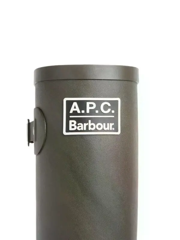 Barbour X A.p.c Logo-patch Buckle-detail Boots
