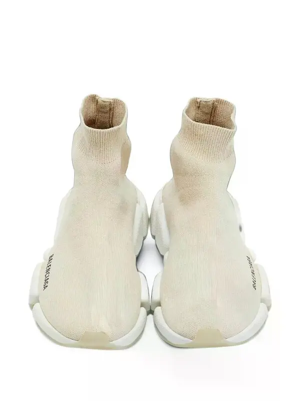 Balenciaga Speed 2.0 Logo-detail Sneakers - Neutrals