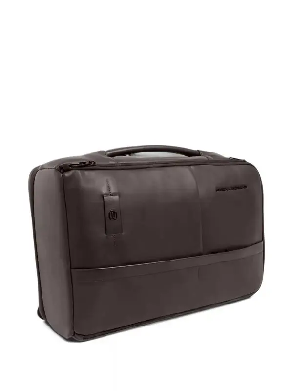 PIQUADRO 31l Pebbled-leather Backpack