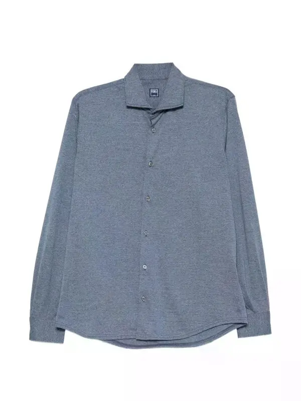 Fedeli Long-sleeved Wool Shirt
