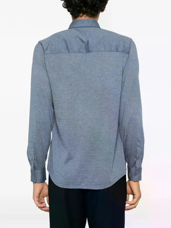 Fedeli Long-sleeved Wool Shirt