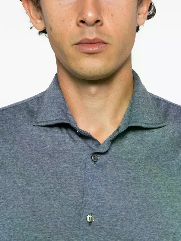 Fedeli Long-sleeved Wool Shirt