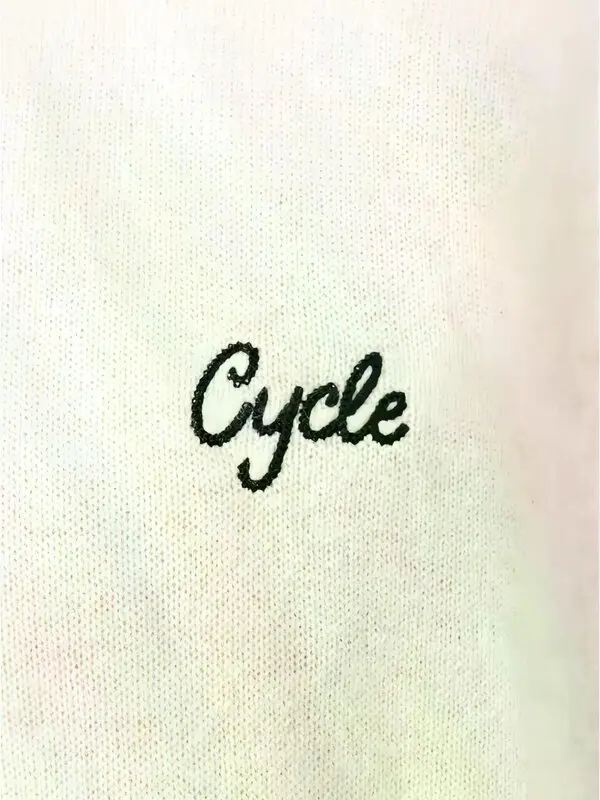CYCLE JEANS Gino Logo-embroidered V-insert T-shirt - Neutrals
