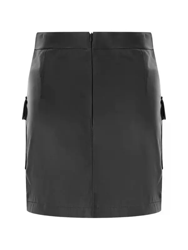 EMMA E GAIA Button-up Front-pockets Skirt