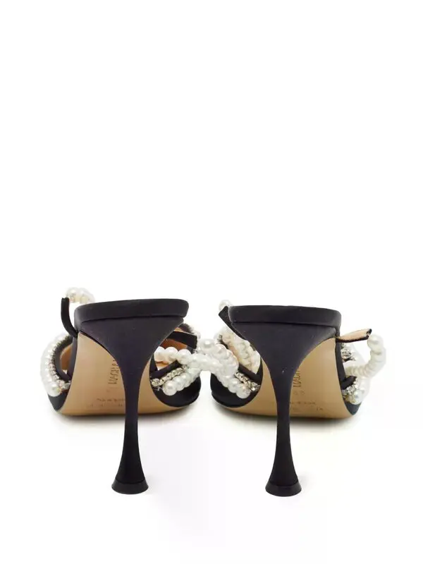 Mach & Mach Crystal-embellishment Mules
