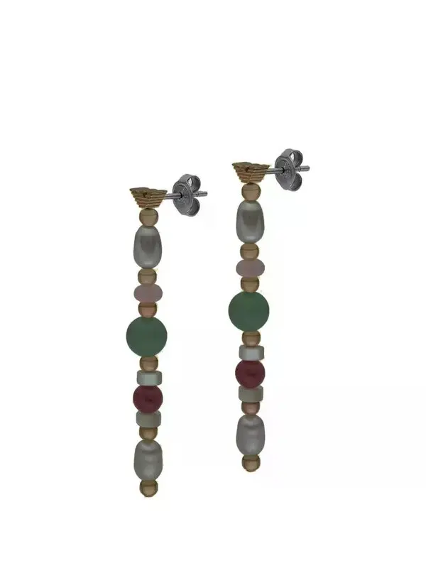 Emporio Armani Pearl Beaded Drop Earrings