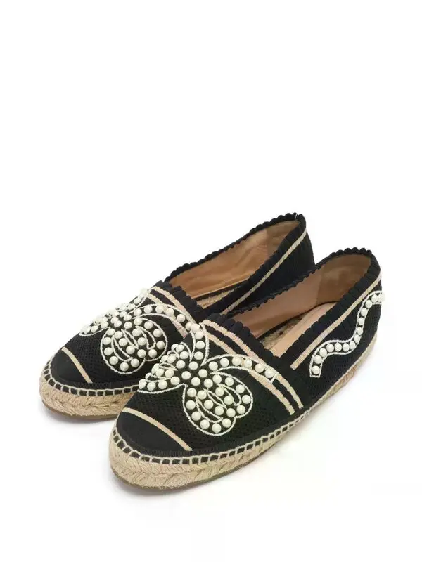 Fendi Embroidered Espadrilles