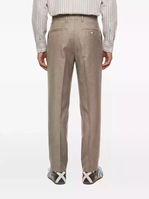 GREYED Pleated-detail Tailored Trousers