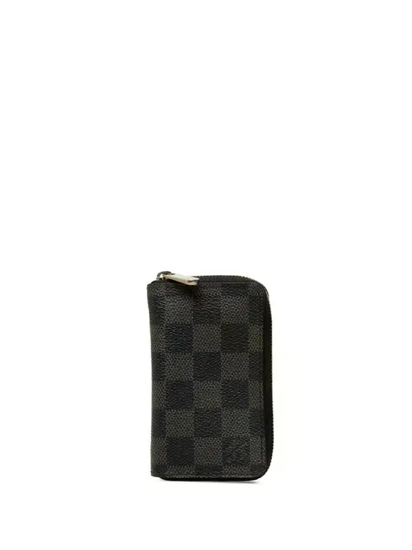 LOUIS VUITTON 2012 Damier Graphite Zippy Purse Coin Pouch - Black