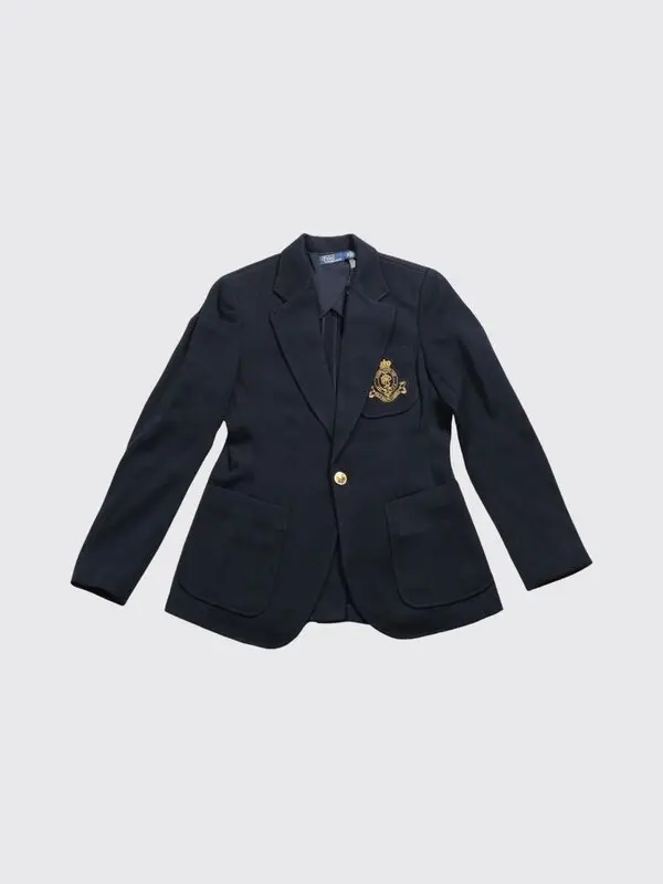 Polo Ralph Lauren Slim-fit Wool-blend Blazer With Patch Pockets