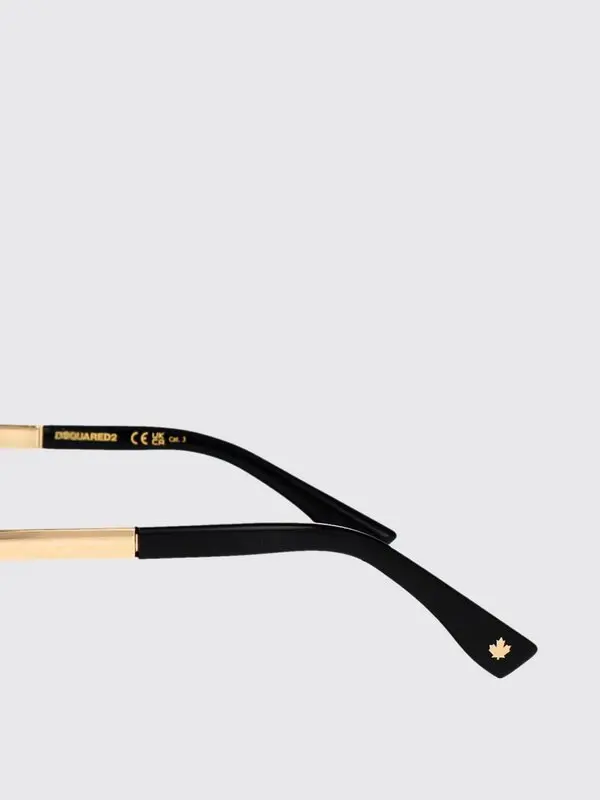 Dsquared2 Rectangular Acetate Sunglasses With Tinted Lenses - Black