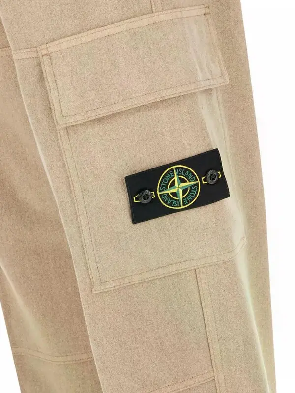 Stone Island 3100050 Wool-nylon-flannel-tc Joggers