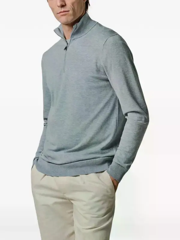 PROFUOMO Quarter-zip Sweater