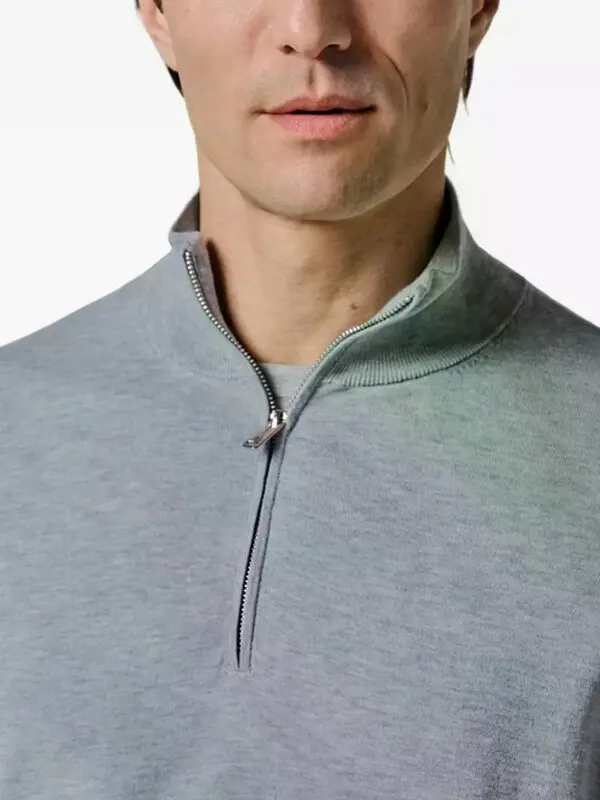 PROFUOMO Quarter-zip Sweater