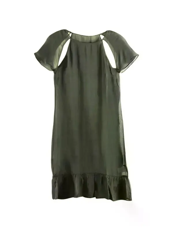 Paloma Wool Silk Ruffled-hem Midi Dress