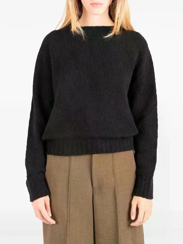 SOCIETE ANONYME Janina Ribbed-knit Sweater - Black