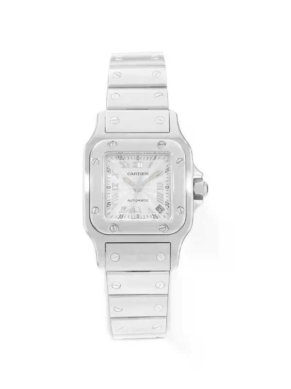 Cartier 2000 Santos Galbée 24mm Watch - Silver