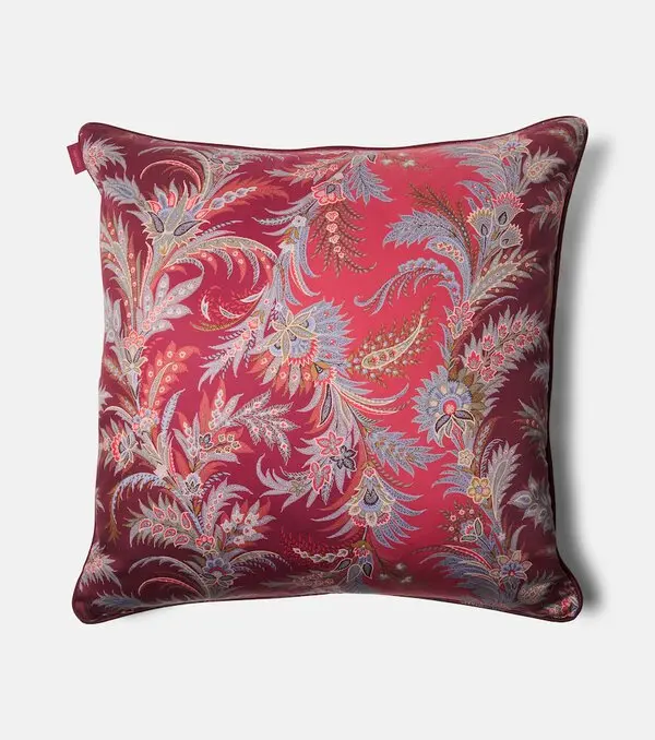Etro Cotton Cushion - Red