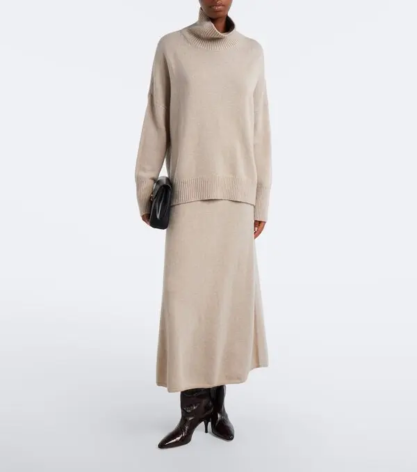 LISA YANG Dolly Cashmere Midi Skirt