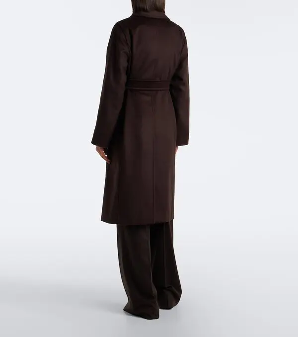 Max Mara Manuela Camel Hair Wrap Coat