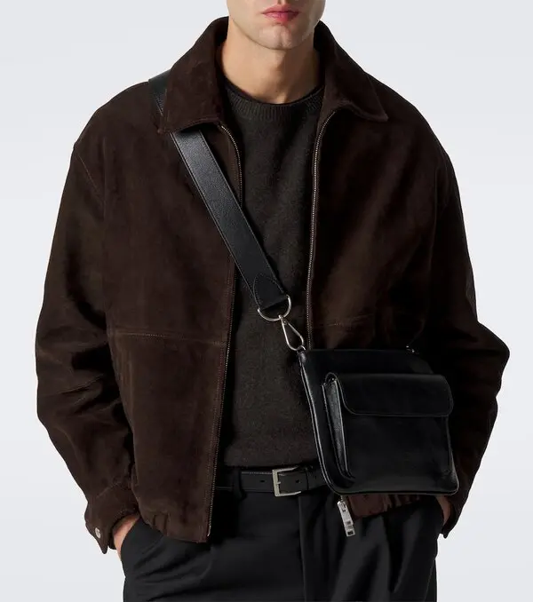 METIER Slide Leather Messenger Bag