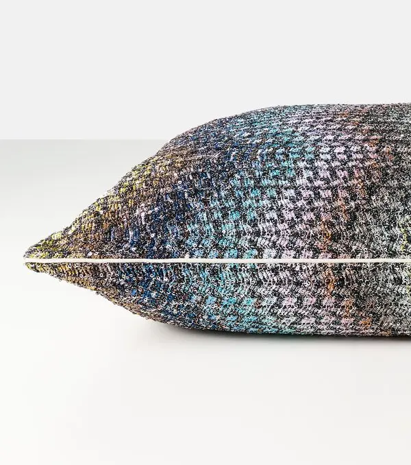Missoni Salina Zigzag Sequined Lame Cushion