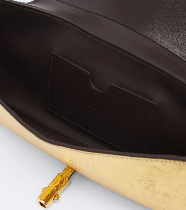 Balmain Metropolis Small Leather Shoulder Bag