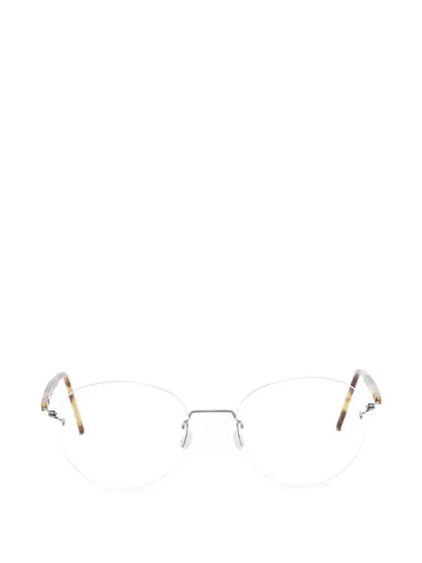 LINDBERG Spirit Rimless Round-frame Glasses