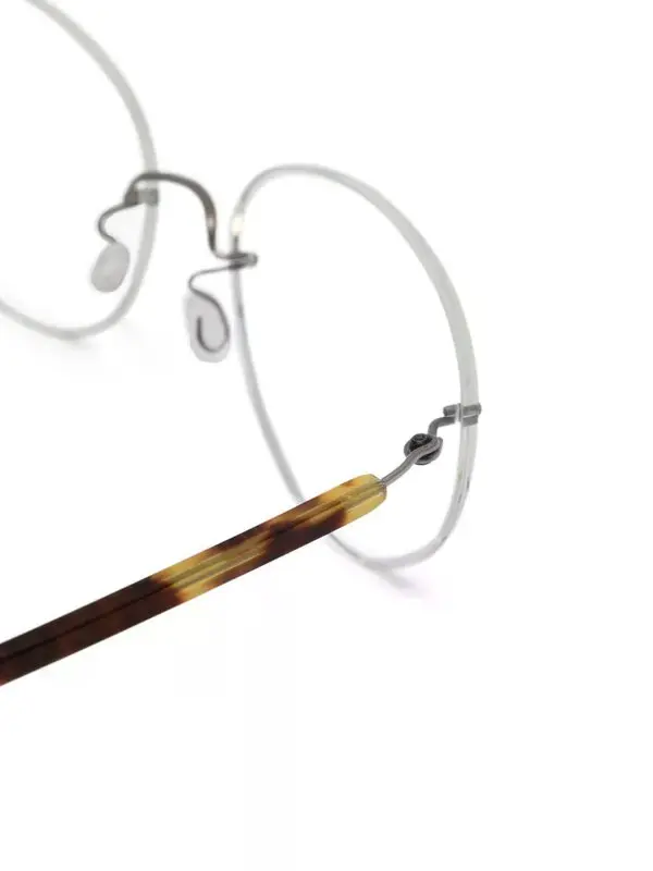 LINDBERG Spirit Rimless Round-frame Glasses