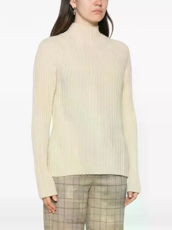 Eric Bompard Ribbed High-neck Sweater