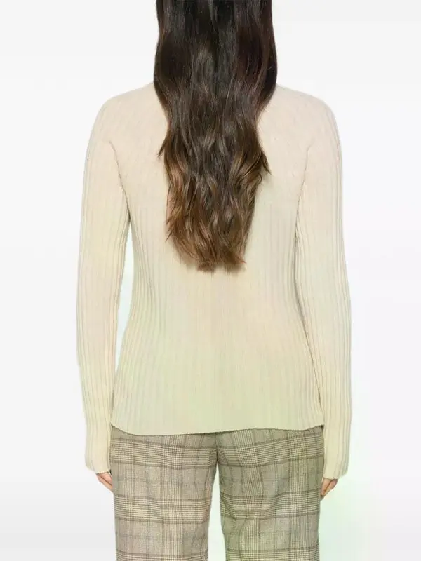 Eric Bompard Ribbed High-neck Sweater