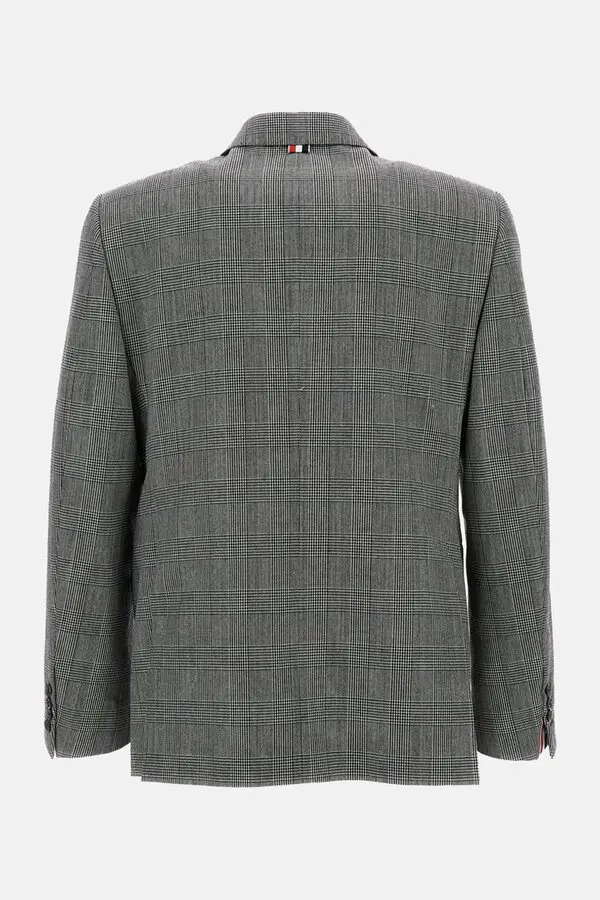 Thom Browne Double-breasted Blazer High Twist Wool Suiting