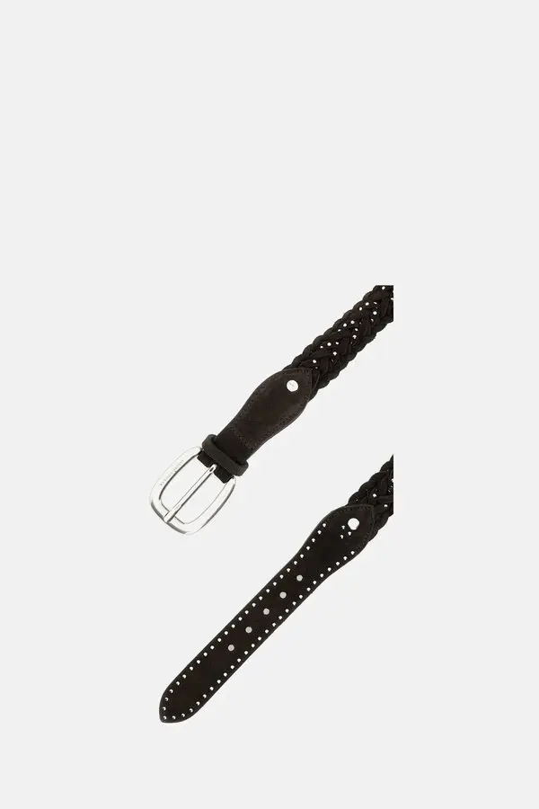GOLDEN GOOSE Suede Belt With Micro Studs Houston