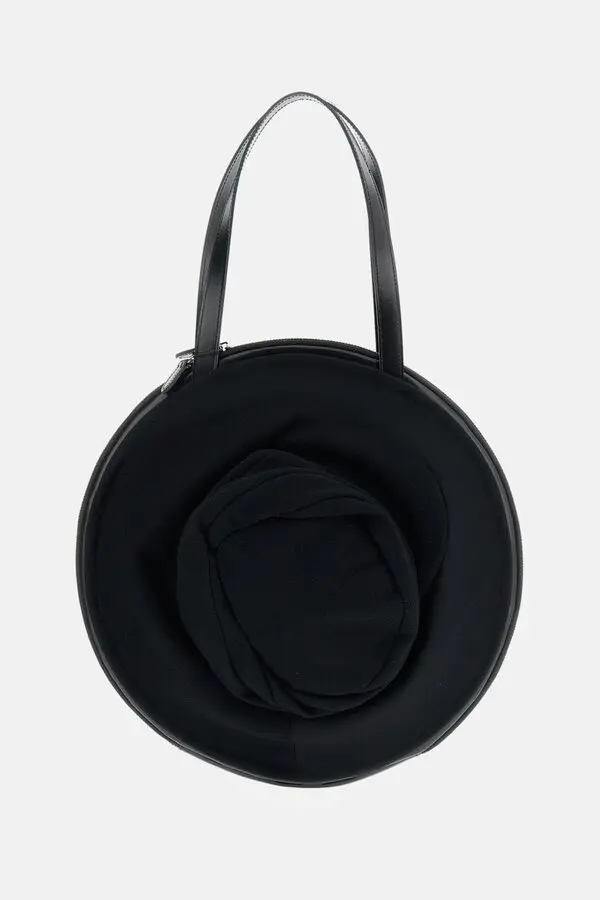 Junya Watanabe Round Leather Bag - Black