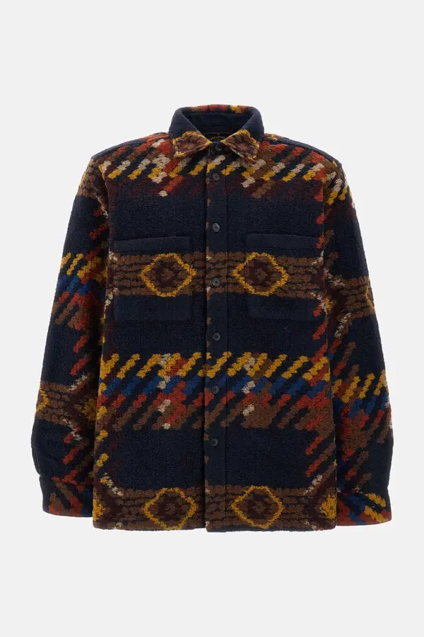 Portuguese Flannel Jacquard Shirt Jacket