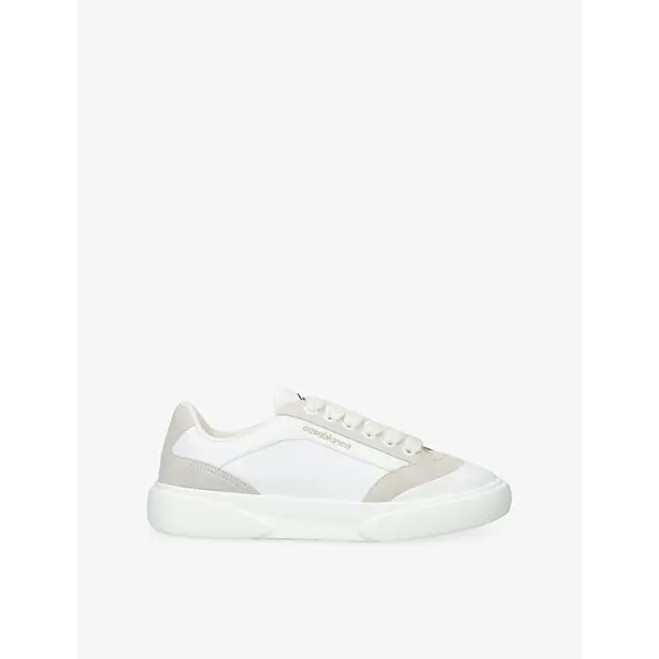 Casablanca Del Mar Suede And Leather Trainers