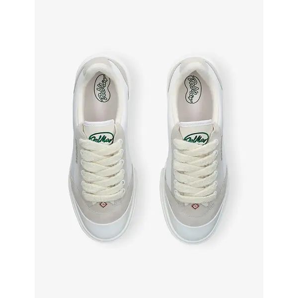Casablanca Del Mar Suede And Leather Trainers