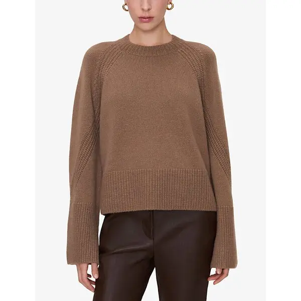 JOSEPH Maple Round-neck Cashmere Jumper