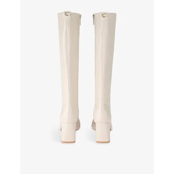 Carvela Rometta Faux-leather Heeled High-leg Boots