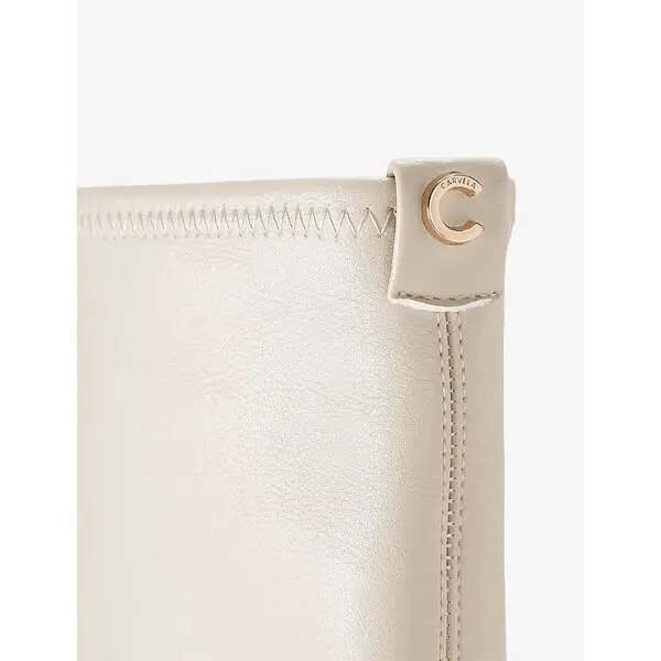 Carvela Rometta Faux-leather Heeled High-leg Boots