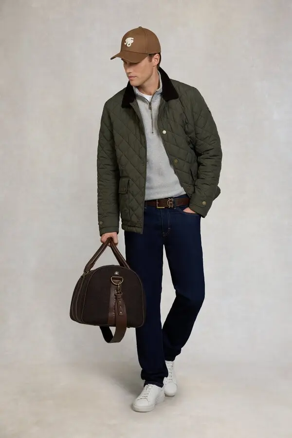 Holland Cooper Quarter Zip Sweat Marl
