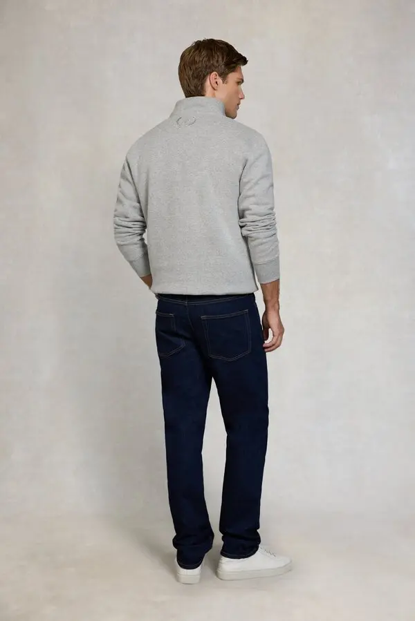 Holland Cooper Quarter Zip Sweat Marl