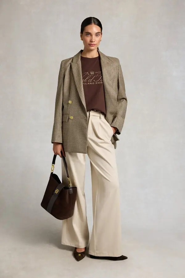 Holland Cooper Overd Destination Tee - Walnut